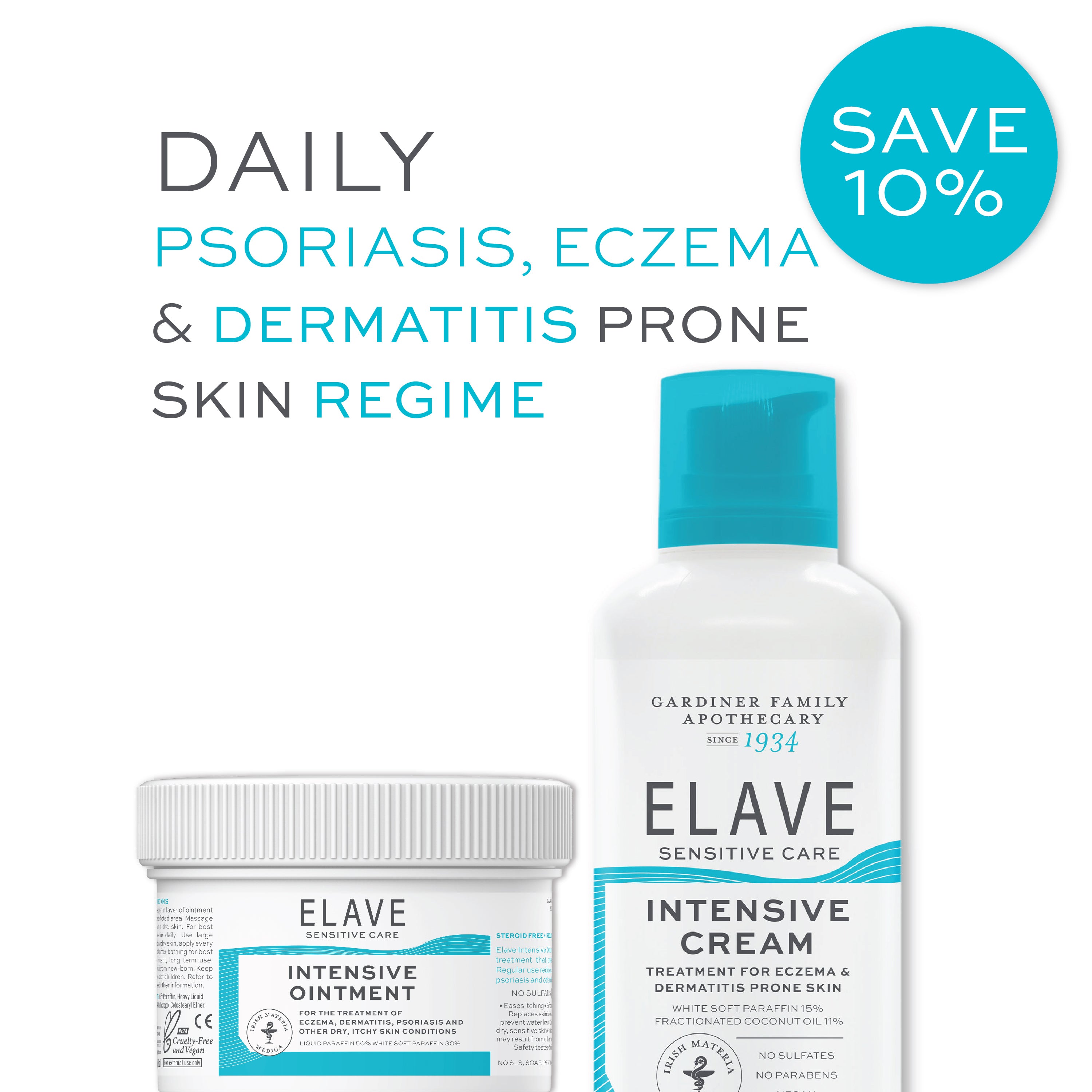 Psoriasis, Eczema & Dermatitis Prone Regime – Elave Skincare